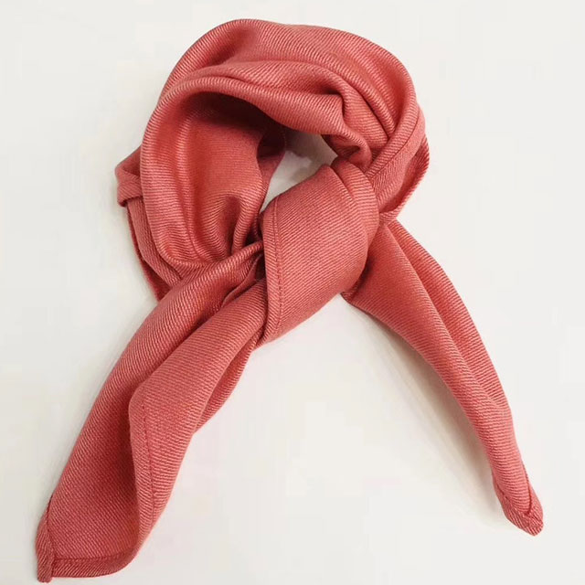 50% Silk 50% Cashmere Blend Small Bandana Solid Color Wholesale - Buy ...