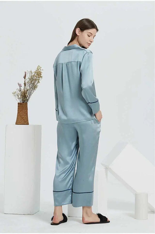 Bulk Pajamas Women Silk Pajama Sets Product on Beauty Plus Silk Co., Ltd